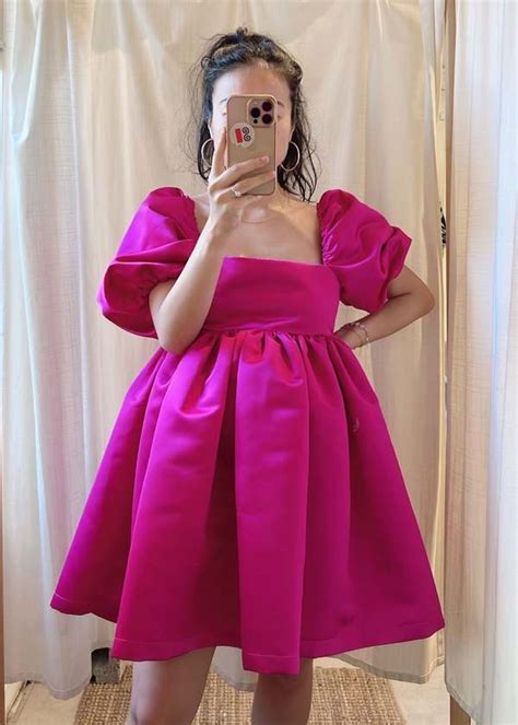 Bea Mini Dress Pink Garmentory