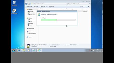 Upgrade Of Ie8 To Ie9 Youtube
