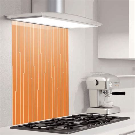 Art Deco Orange Peel Glass Splashback