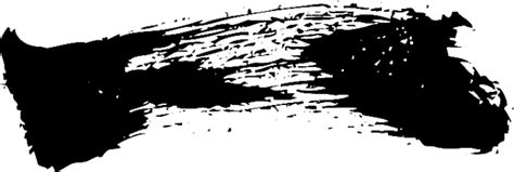 毛笔字汉字笔画墨点 10