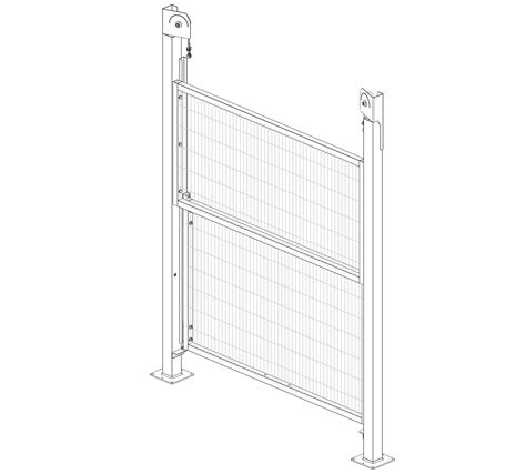 周辺セキュリティガード用ドア Satech安全柵