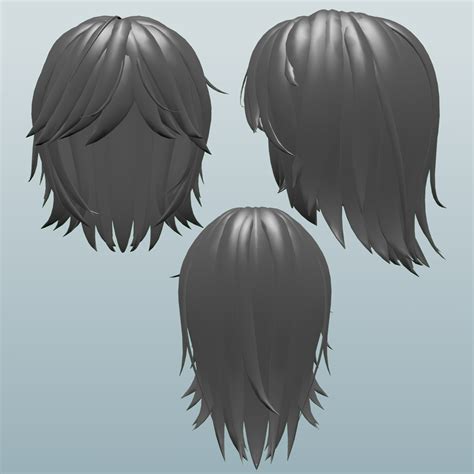 Wolf Cut Girl Drawing