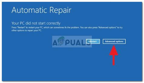Fix Automatic Repair Your Pc Did Not Start Correctly