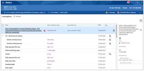 Emis X Clinical Views Investigations Mlcsu Academy