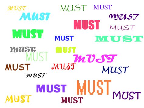 Must Mod4l Verbs