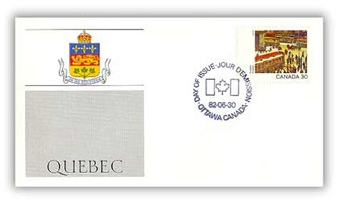 6a956 1982 30c Quebec Mystic Stamp Company
