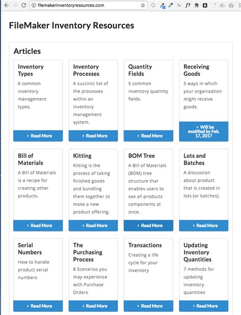 Filemaker Inventory Resources Filemakerprogurus