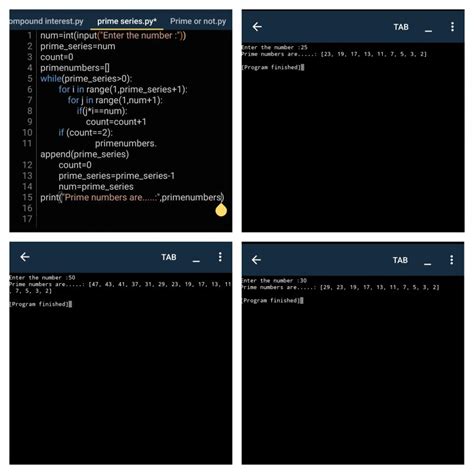 Prime Number Series Python For Beginners Karthi Karthi