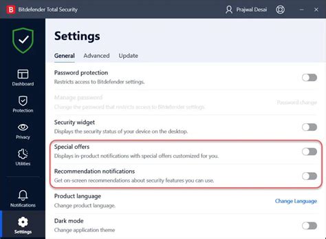 How To Disable Bitdefender Notifications