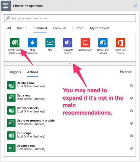 Power Automate Office Excel Get A Row Action Manuel T Gomes