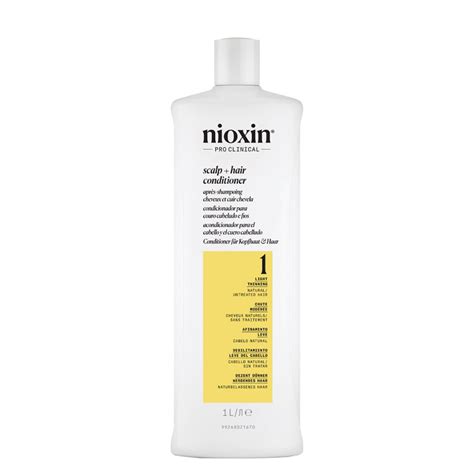 Condicionador Nioxin Cabelo Natural Com Afinamento Leve Sistema 1 1000