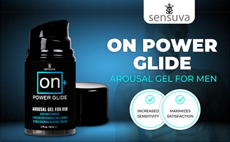 Sensuva On Power Glide For Him Stimulating Arousal Gel For