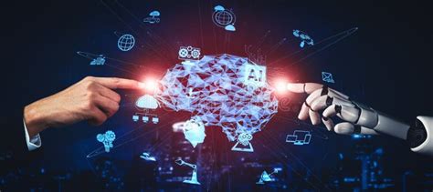 Mlp Future Artificial Intelligence And Machine Learning For Ai Droid Robot Or Cyborg Stock