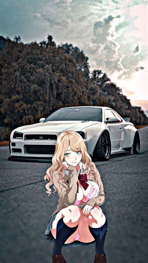 car interior interior design Cómics antiguos Chica y coche Chica gato neko anime
