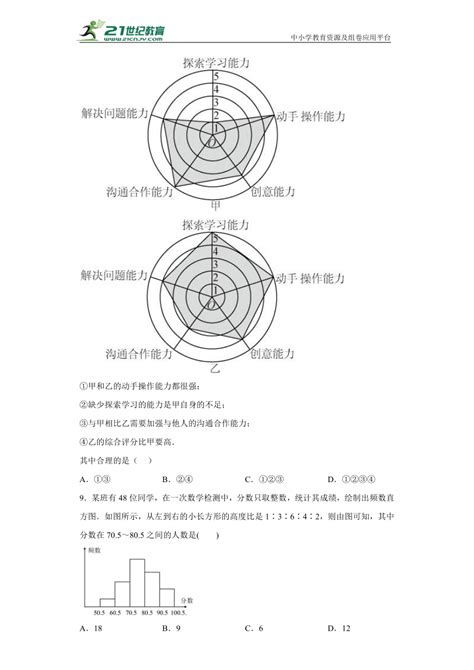 第6章《数据与统计图表》单元测试卷02 含解析 21世纪教育网
