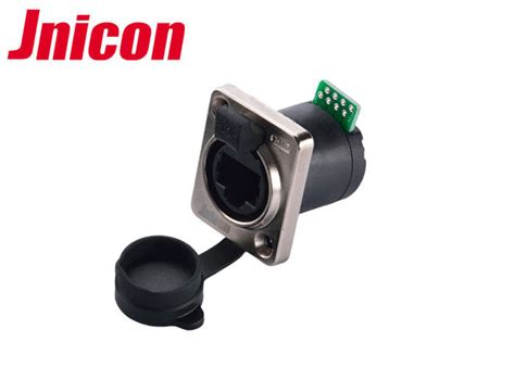 Ethernet Ip65 Sealed Rj45 Connector Cat6 Cat5e Rj45 Plug And Socket Iec