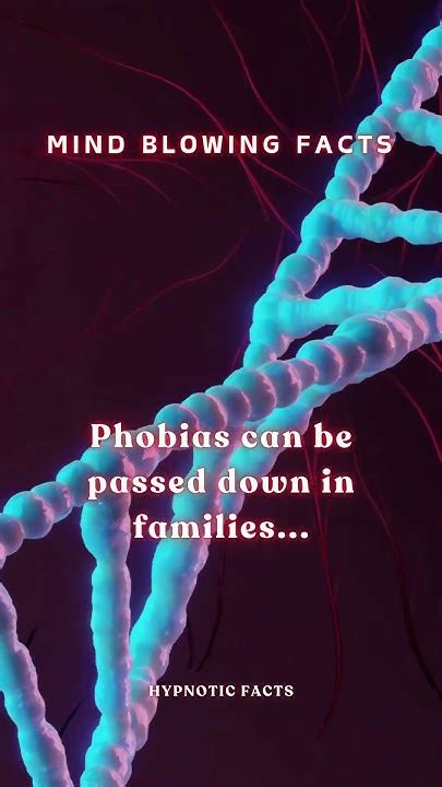 Did You Know That Phobias Can Be Passed Down To Families 😳🤯 Facts