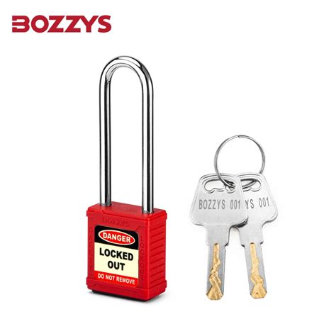Safety Loto Padlocks With 6276mm Hardened Steel Shackle And Luminous