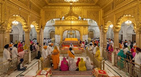 Inside Kirtan At Golden Temple Amritsar Ai Art Generator Easy Peasy Ai