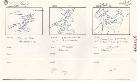 Tiny Toon Adventures Lets Do Lunch Storyboard Drawing Id Oct23137