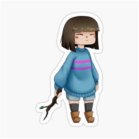 Frisk Sticker For Sale By Tiny Doodles Redbubble