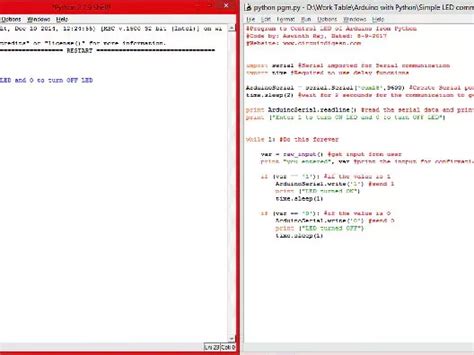 Arduino и Python управление платой с помощью оболочки языка