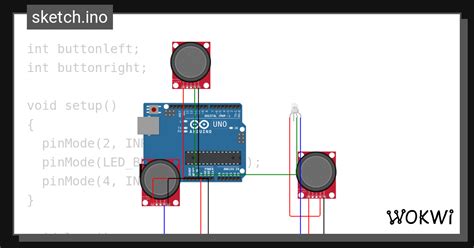 Two Seperate Buttons In Same Code Wokwi Esp32 Stm32 Arduino Simulator