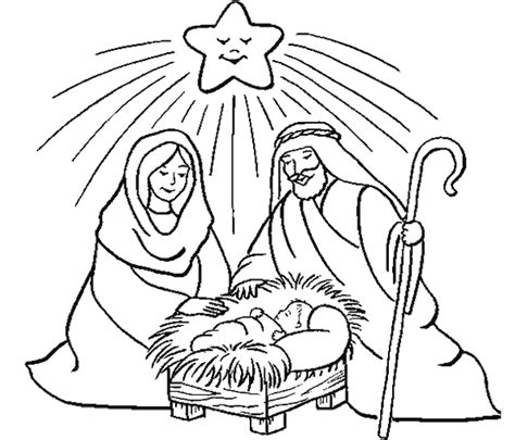 Imagenes Cristianas Para Colorear Dibujos Para Colorear Del Pesebre