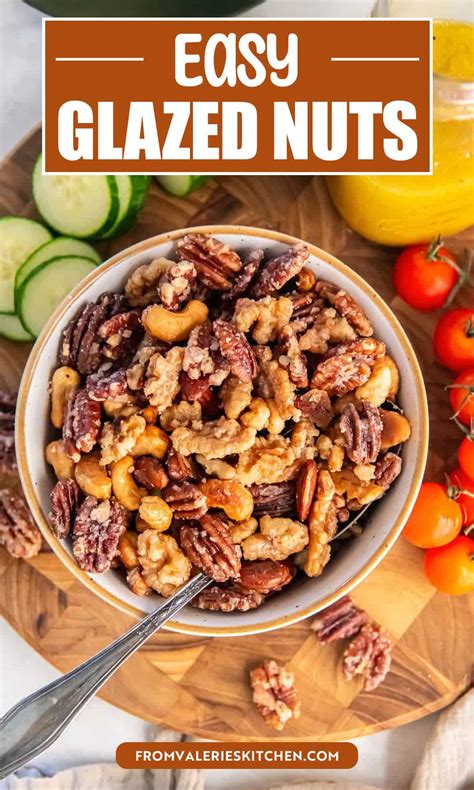 Easy Glazed Nuts Quick Candied Nuts Recipe