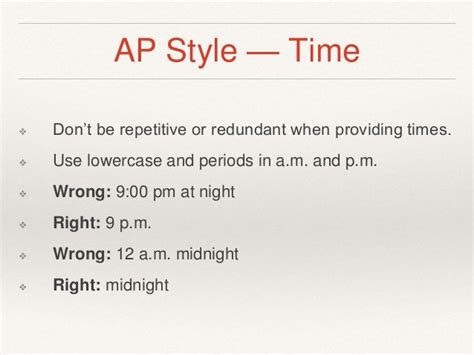 Grammer Ap Style