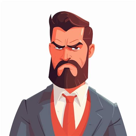 Annoyed And Indignant Man With Expressive Face Emotion Concept Photo