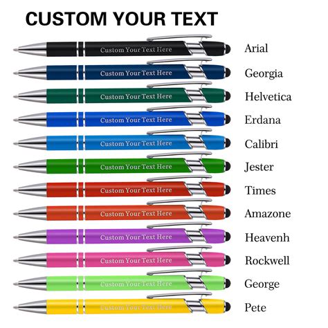 12pcs Personalized Pens Cuseve