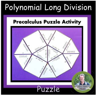 Polynomial Division Activity By TenTors Education TpT