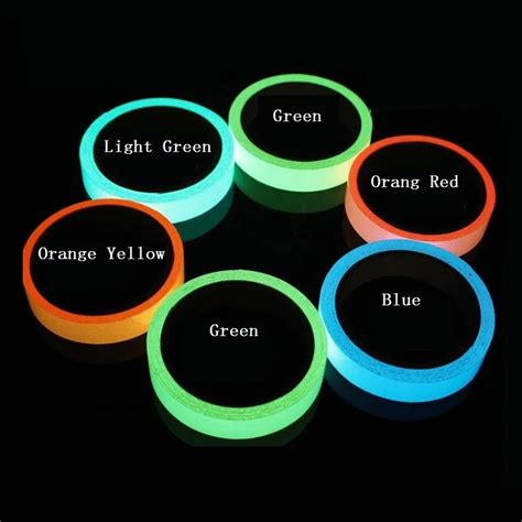 방수 발광 테이프 형광 야간 자체 접착 안전 경고 스티커 가정 정원 장식 경고 테이프 롤 당 1 개 Aliexpress