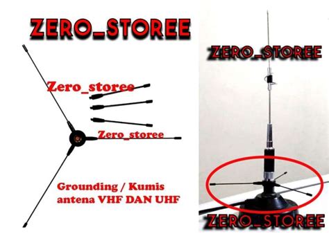 Jual Ground Plane Antena Ht Penambah Jarak Radio Ht Rig Kumis Antena