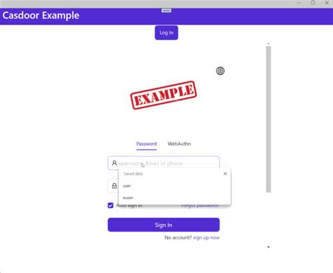 Kits De Développement Mobile Net Maui App Casdoor · An Open Source