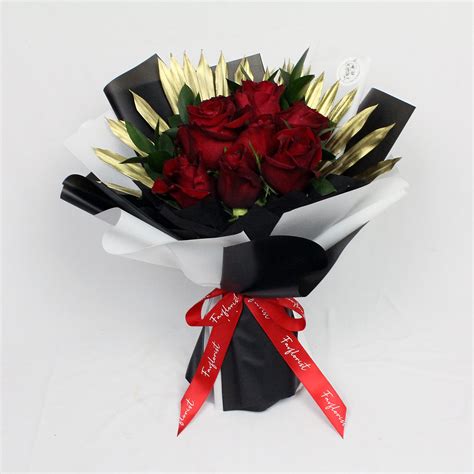 Secret Passion Rose Bouquet Vday Edition Fav Florist Singapore