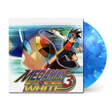 Mega Man Battle Network 3 Original Soundtrack 1xlp Cloudy Blue Vinyl