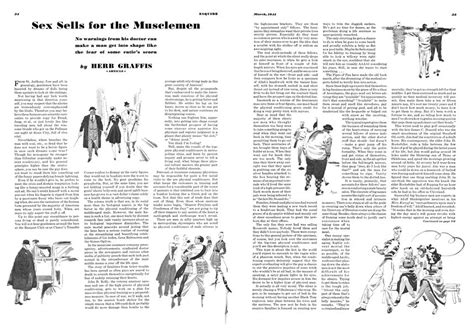 Sex Sells For The Musclemen Esquire March 1941