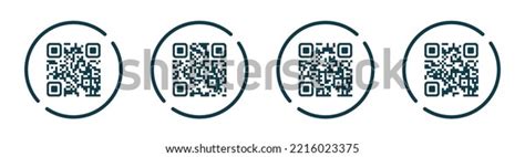 Scan Qr Code Icon Symbol Sign Stock Vector Royalty Free 2216023375 Shutterstock