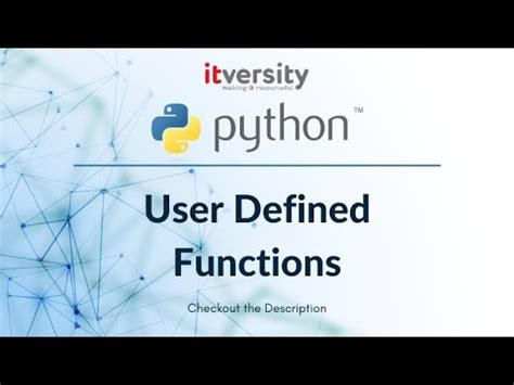 Mastering Python - User Defined Functions - 07 Keyword Arguments - YouTube