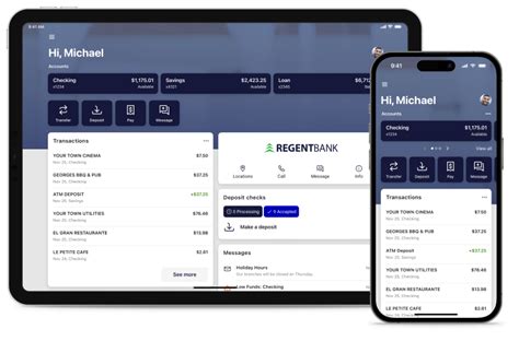 New Online Banking Experience Regent Bank