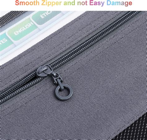 ThinkTex Accordian File Organiser With Zipper 13 Pockets Expanding File Folder Accordion Zip