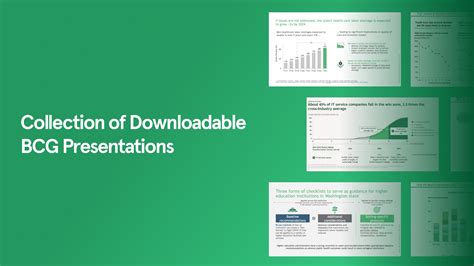 105 Real Bcg Presentations Free To Download Slideworks