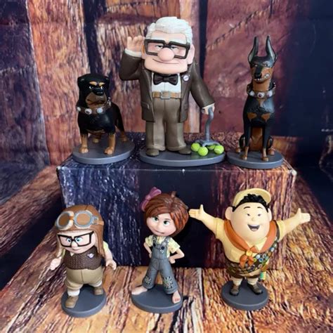 Disney Pixar Up Movie Figures Bundle Lot Russel Carl Fredricksen Alpha