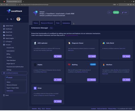 Managing Extensions Docs