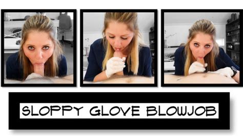 Pinkcandyec Sloppy Glove Blowjob Manyvids