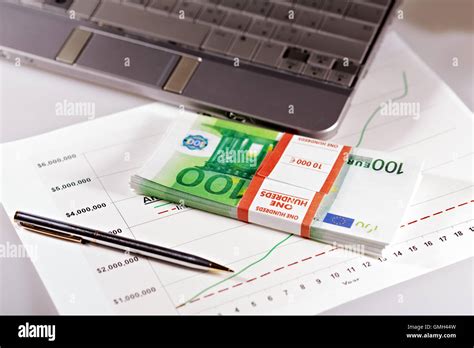 Graphs Charts Business Table Stock Photo Alamy