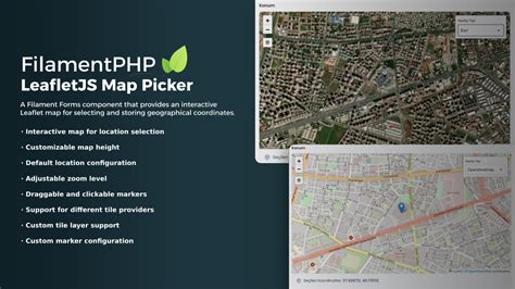 Github Afsakarfilament Leaflet Map Picker A Filament Forms Component That Provides An