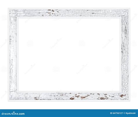 Old Vintage White Frame Stock Image Image Of Historic 64756127